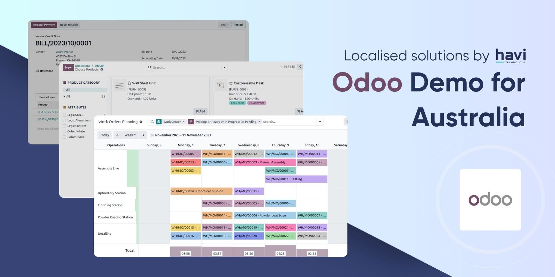 Odoo Demo for Australia - See Real Workflows in Action